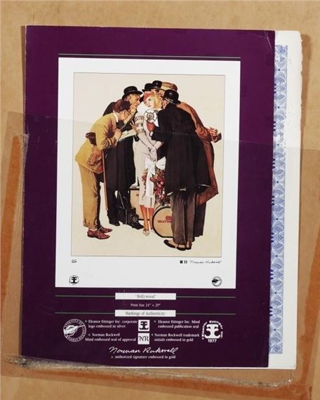 Norman Rockwell | Hollywood Starlet litho | MutualArt
