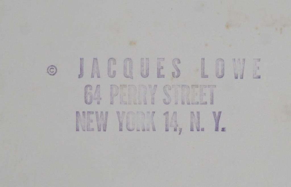 Jacques Lowe | Very rare Type I 8x10 black and white original ...