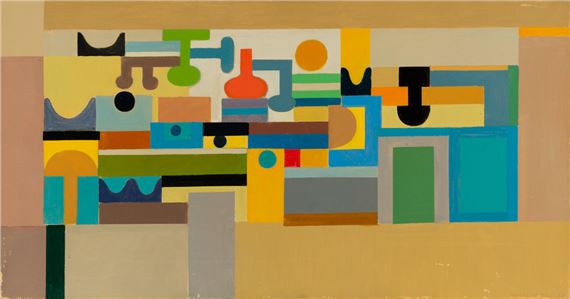 Panos Ghikas | Abstraction (1964) | MutualArt