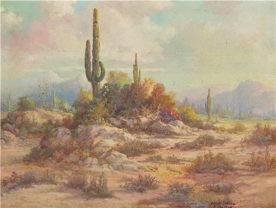 David Swing | Desert Landscape | MutualArt