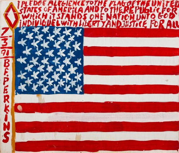 Benjamin Franklin Perkins | American Flag (Pledge of Allegiance) (1991 ...