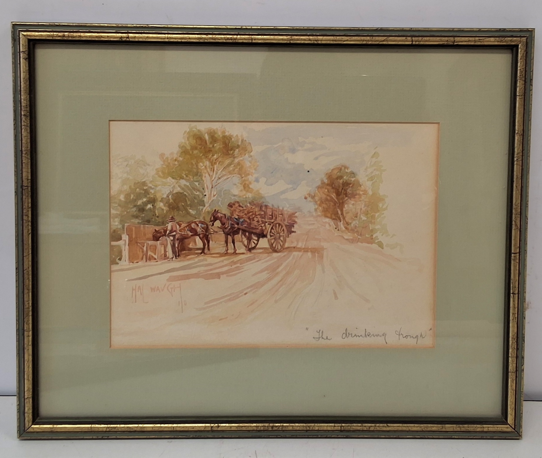 Hal Waugh | The Drinking Trough | MutualArt