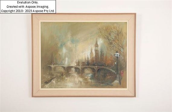 Ben Maile | A London river scene | MutualArt
