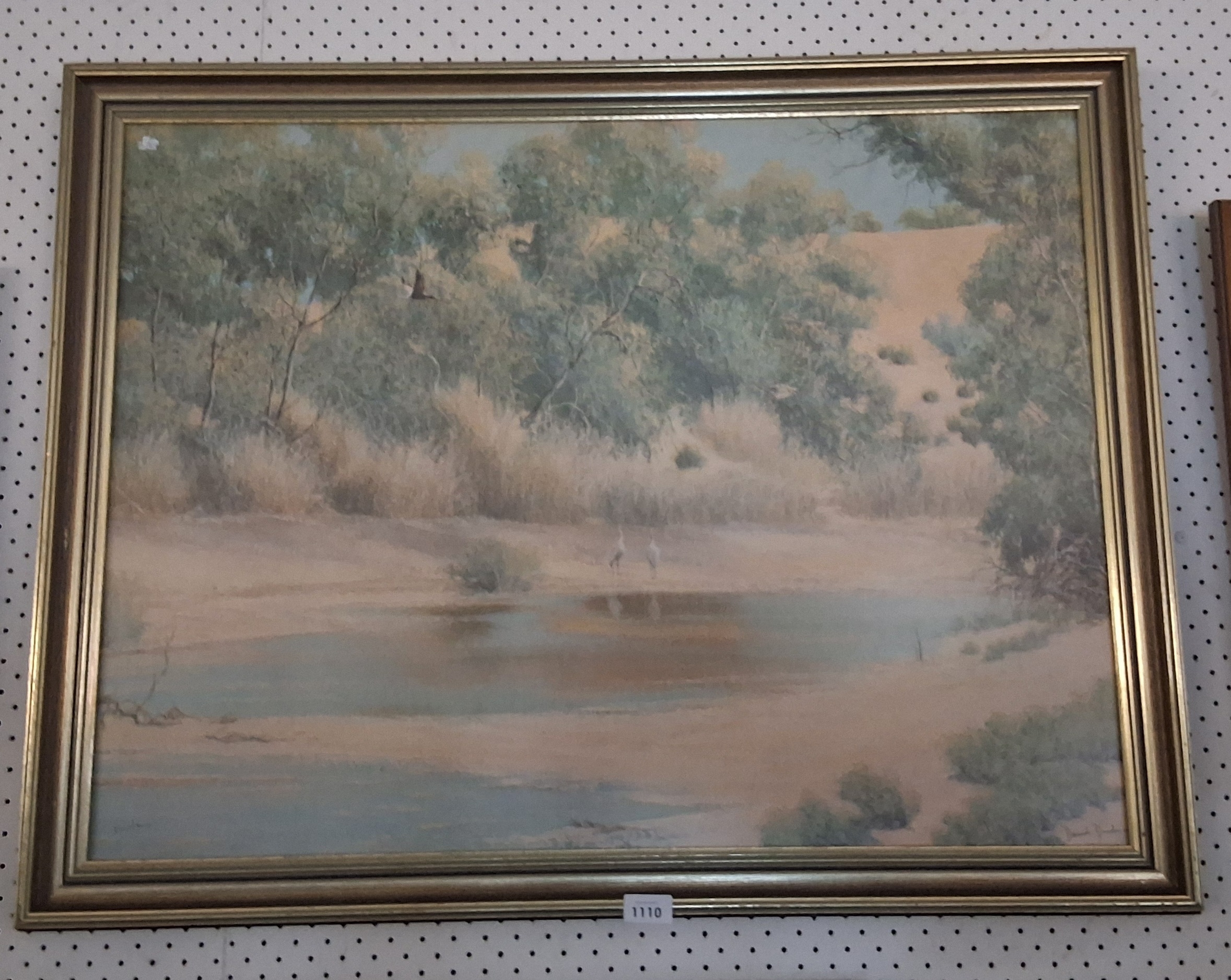 David Clyde Dridan | Cordillo Downs Water Hole 1974 | MutualArt