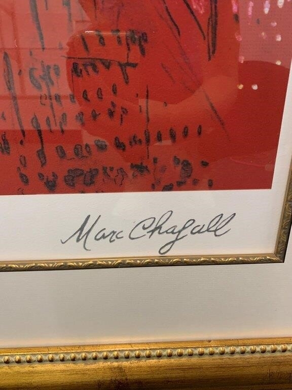 Marc Chagall | Marc Chagall Signed & Numbered Lithograph, Carmen ...