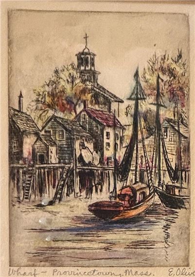Edith Oliver | Wharf-Provincetown | MutualArt