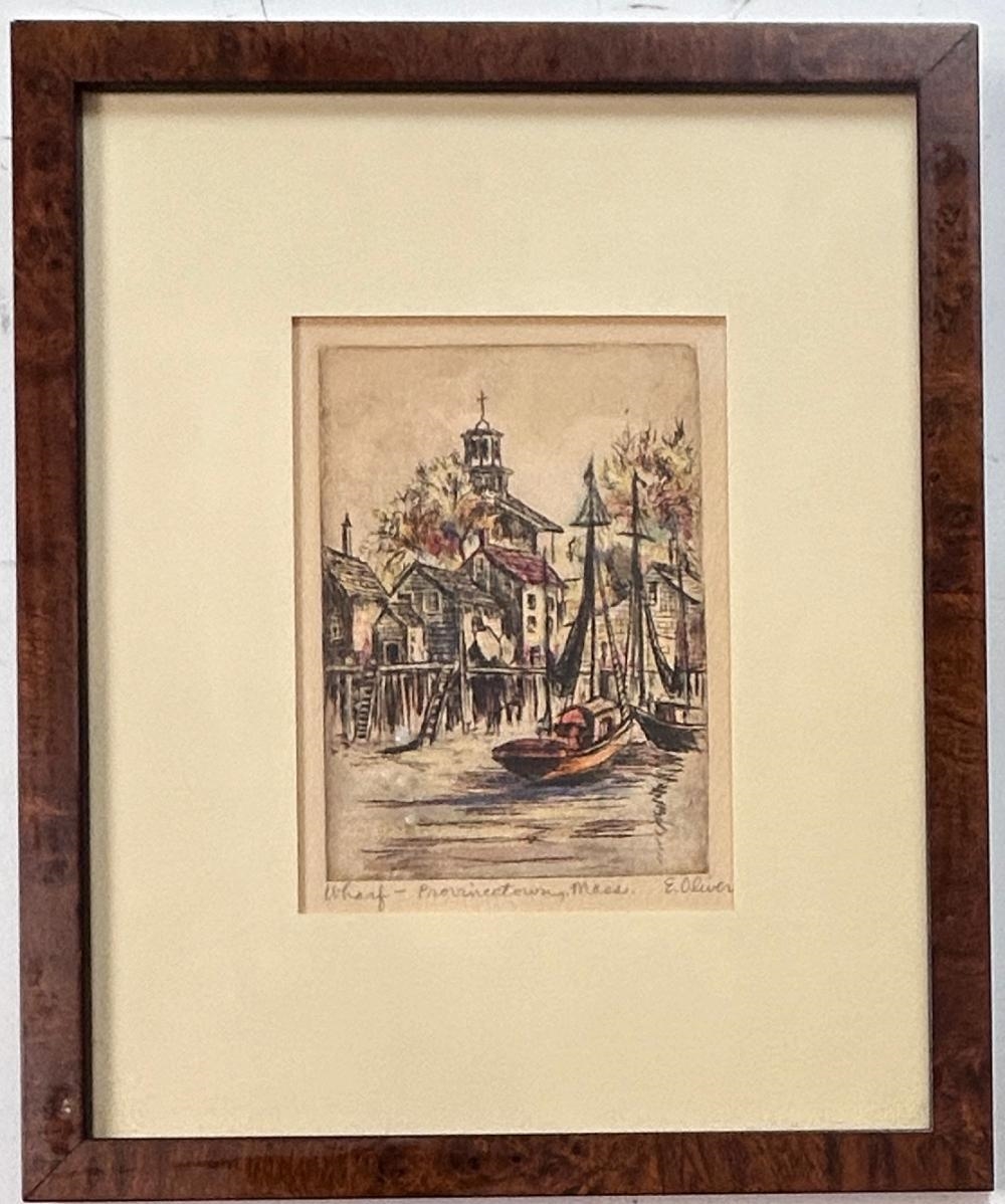 Edith Oliver | Wharf-Provincetown | MutualArt