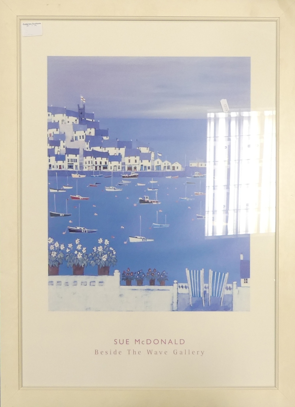 Sue Mcdonald | Framed Gallery Exhibition Poster. Sue McDonald, 'Beside the Wave Gallery' Height ...