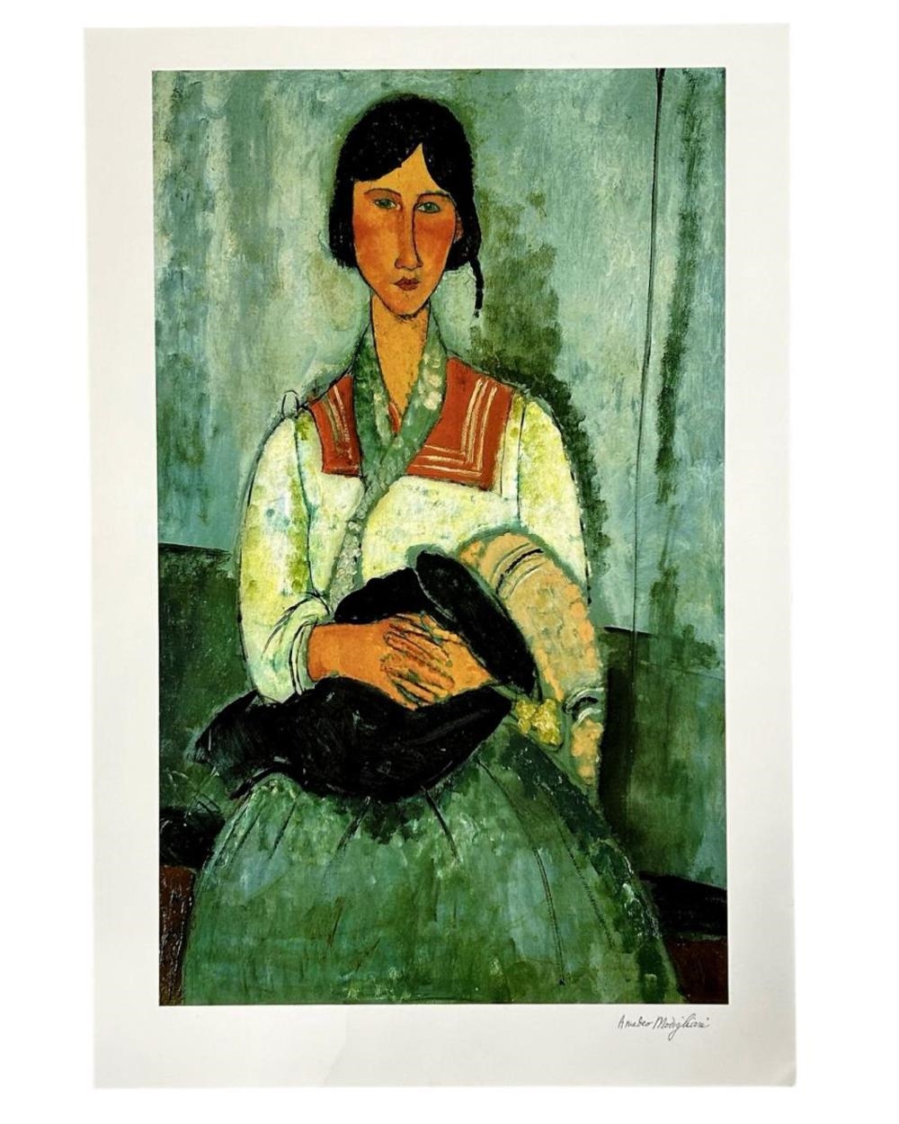 Modigliani Amedeo | Signed Amedeo Clemente Modigliani Lithograph ...
