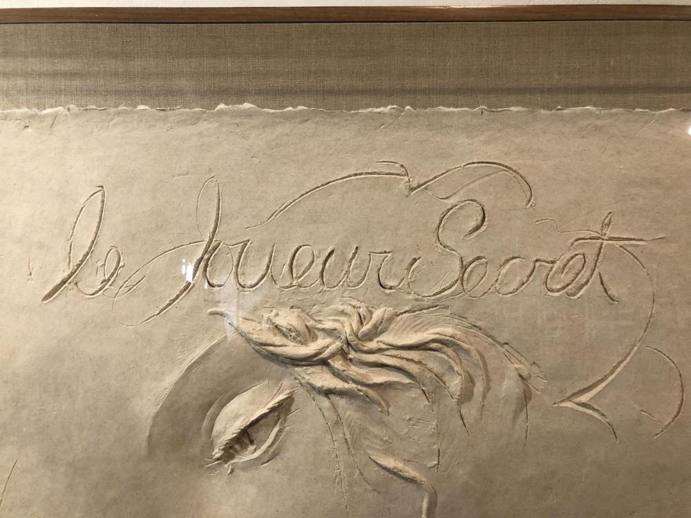 Frank Gallo | Large Framed Frank Gallo Cast Bas Relief Paper Art ...