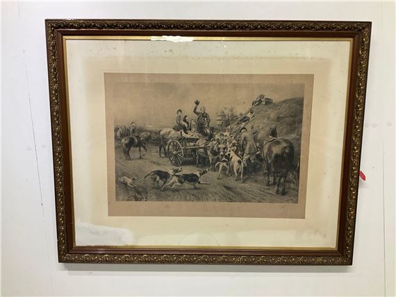 Alfred William Strutt | The Run of the Season | MutualArt