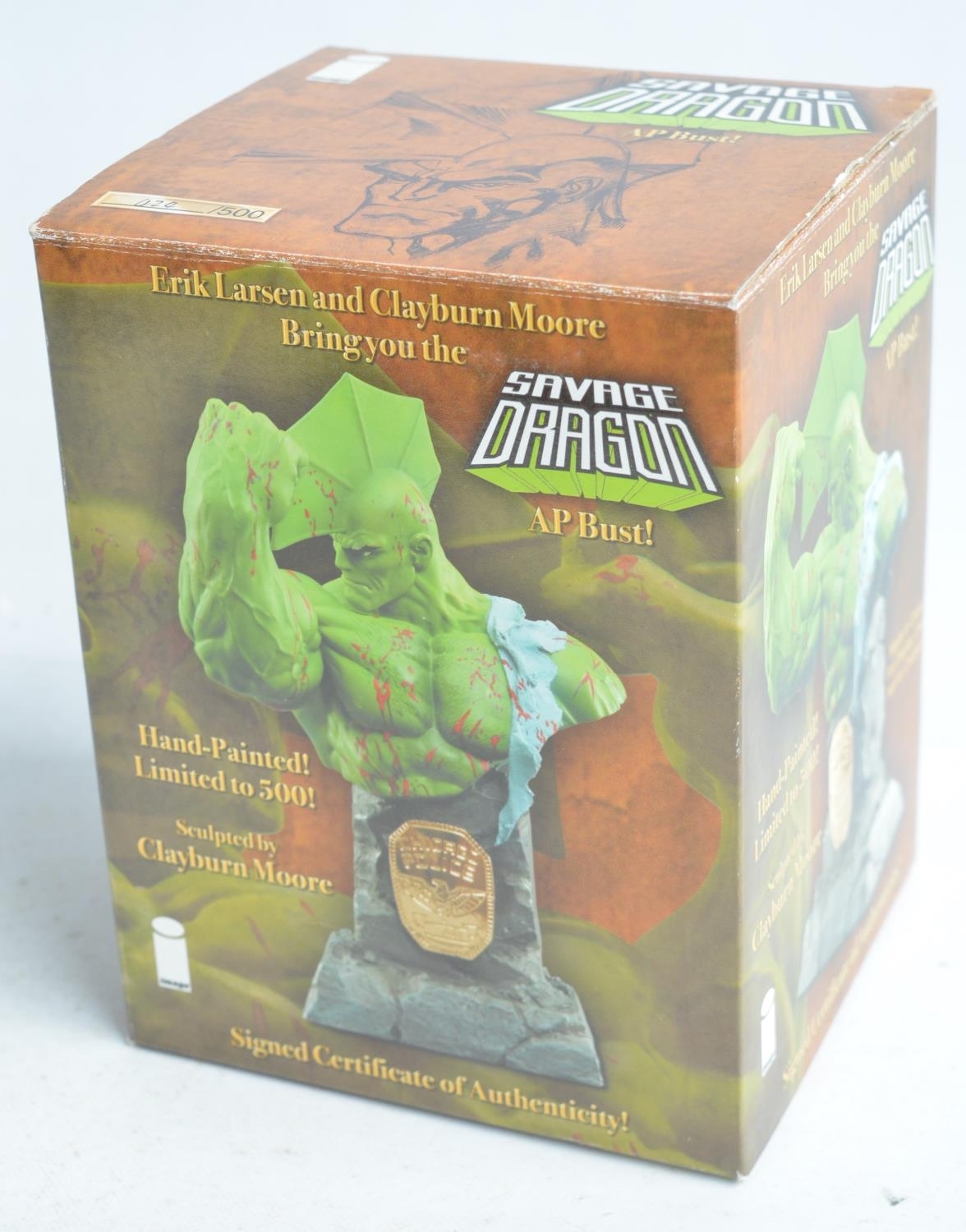 Erika Larsen | Erik Larson scale The Savage Dragon cold AP bust from ...