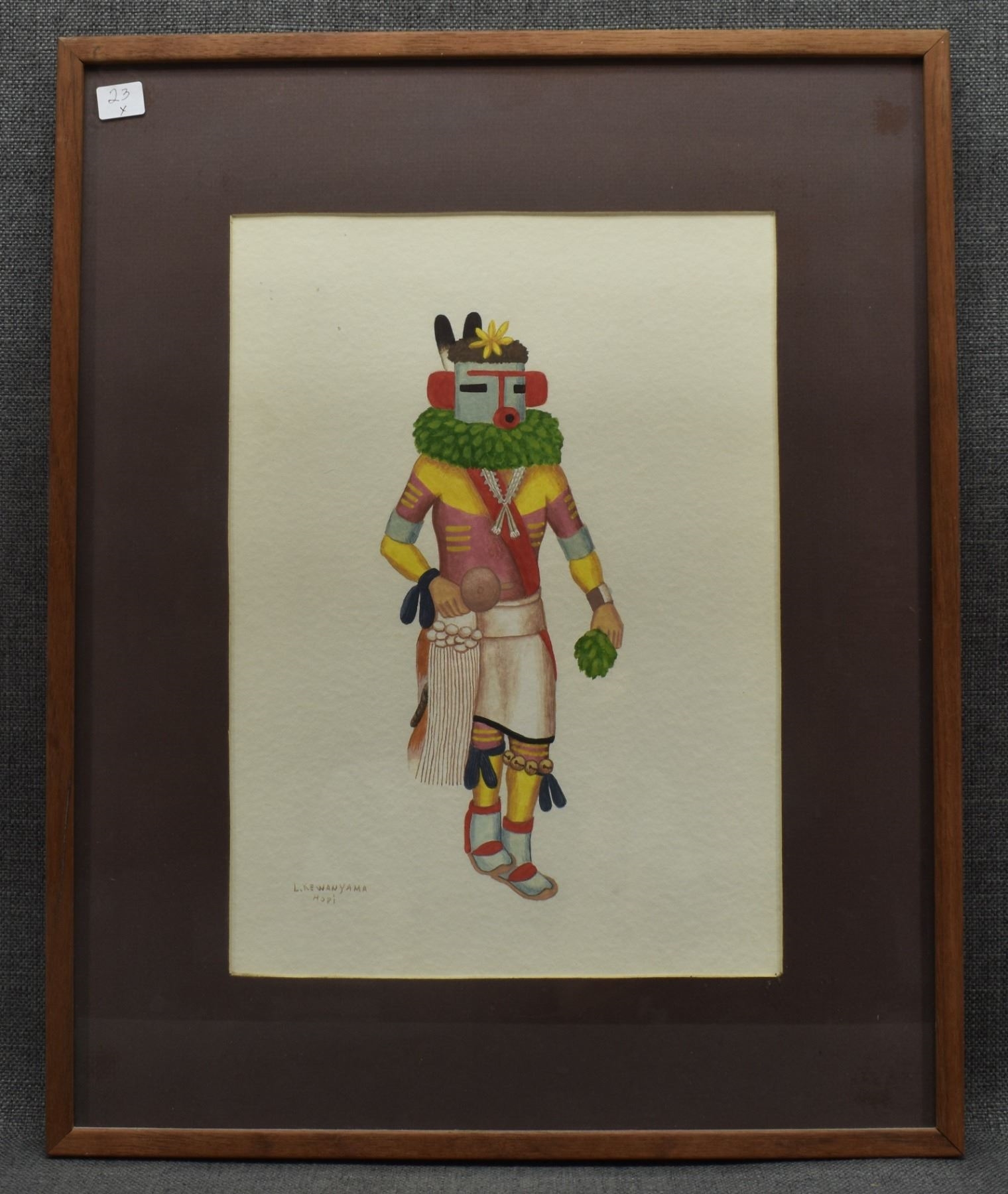 Leroy Kewanyama | HOPI PAINTING (LEROY KEWANYAMA (1950) | MutualArt