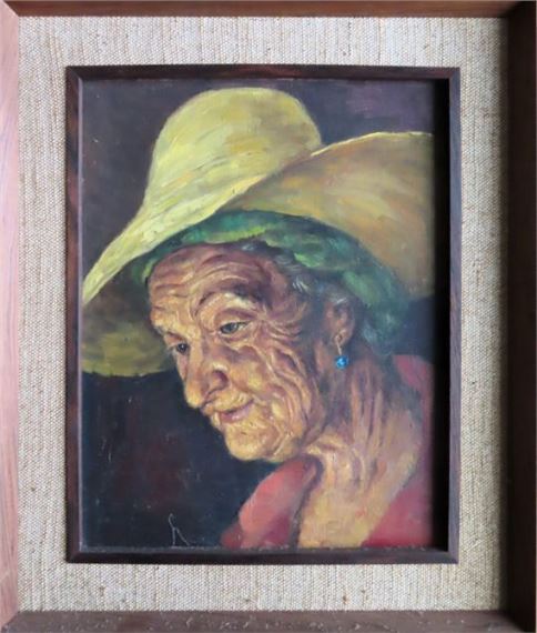 Antonio Godoy | Antonio Godoy 20th century Oil on Canvas portrait of a ...