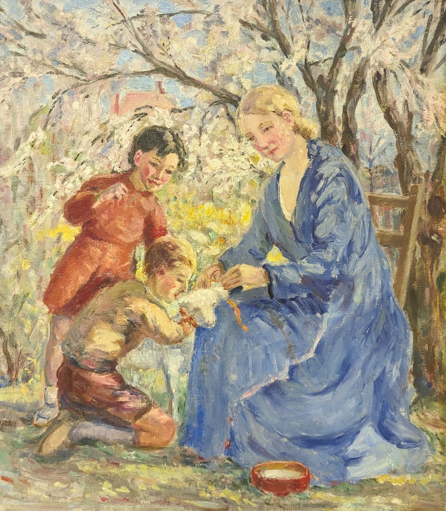 Marie Anne Tuck | The Red Ribbon 1920 (1920) | MutualArt