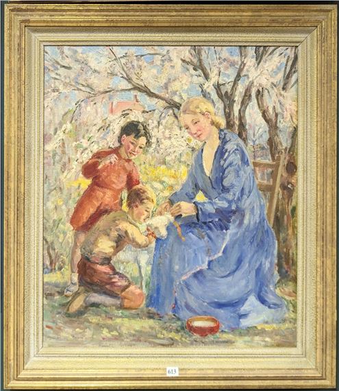 Marie Anne Tuck | The Red Ribbon 1920 (1920) | MutualArt