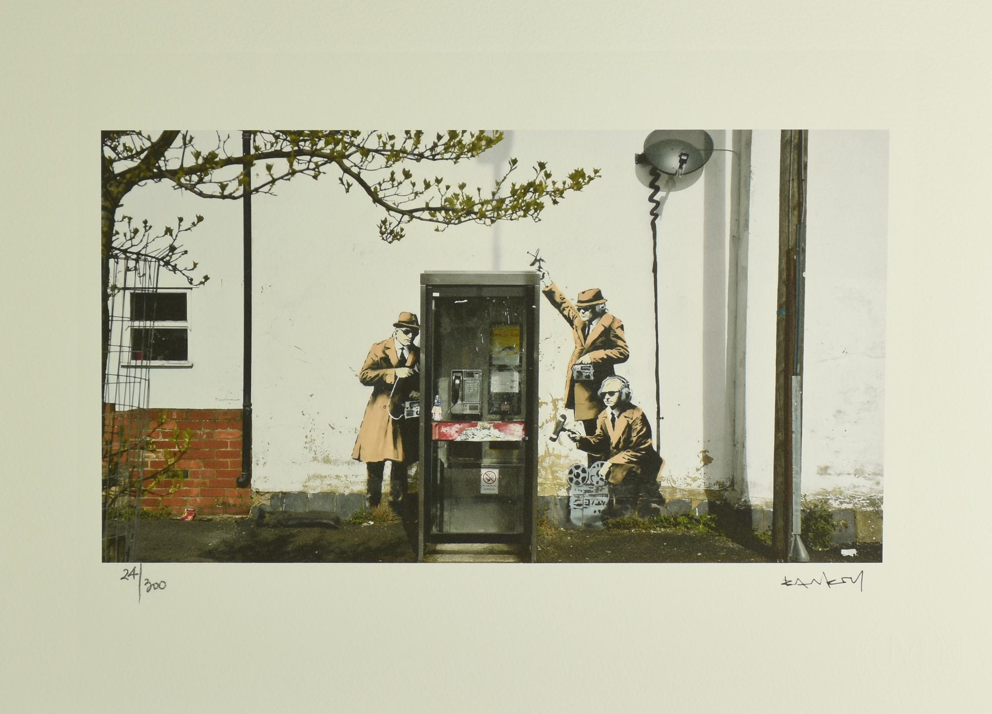 Banksy | Da Banksy SPY BOOTH eliografia su carta Arches | MutualArt
