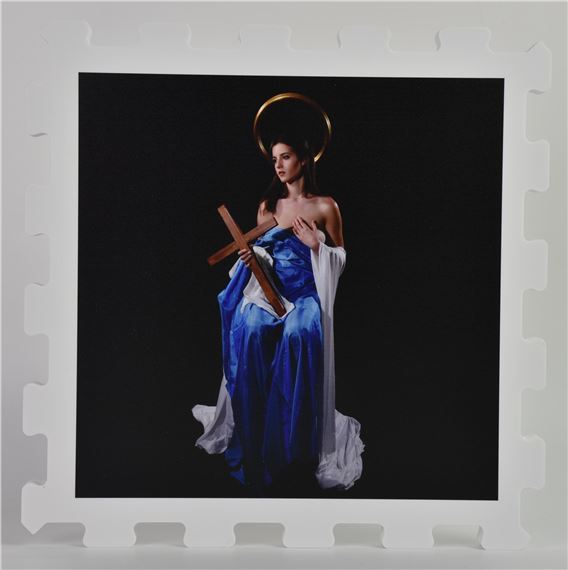 Plinio Martelli | Plinio Martelli SANTINA multiplo originale su fx high quality bianco | MutualArt