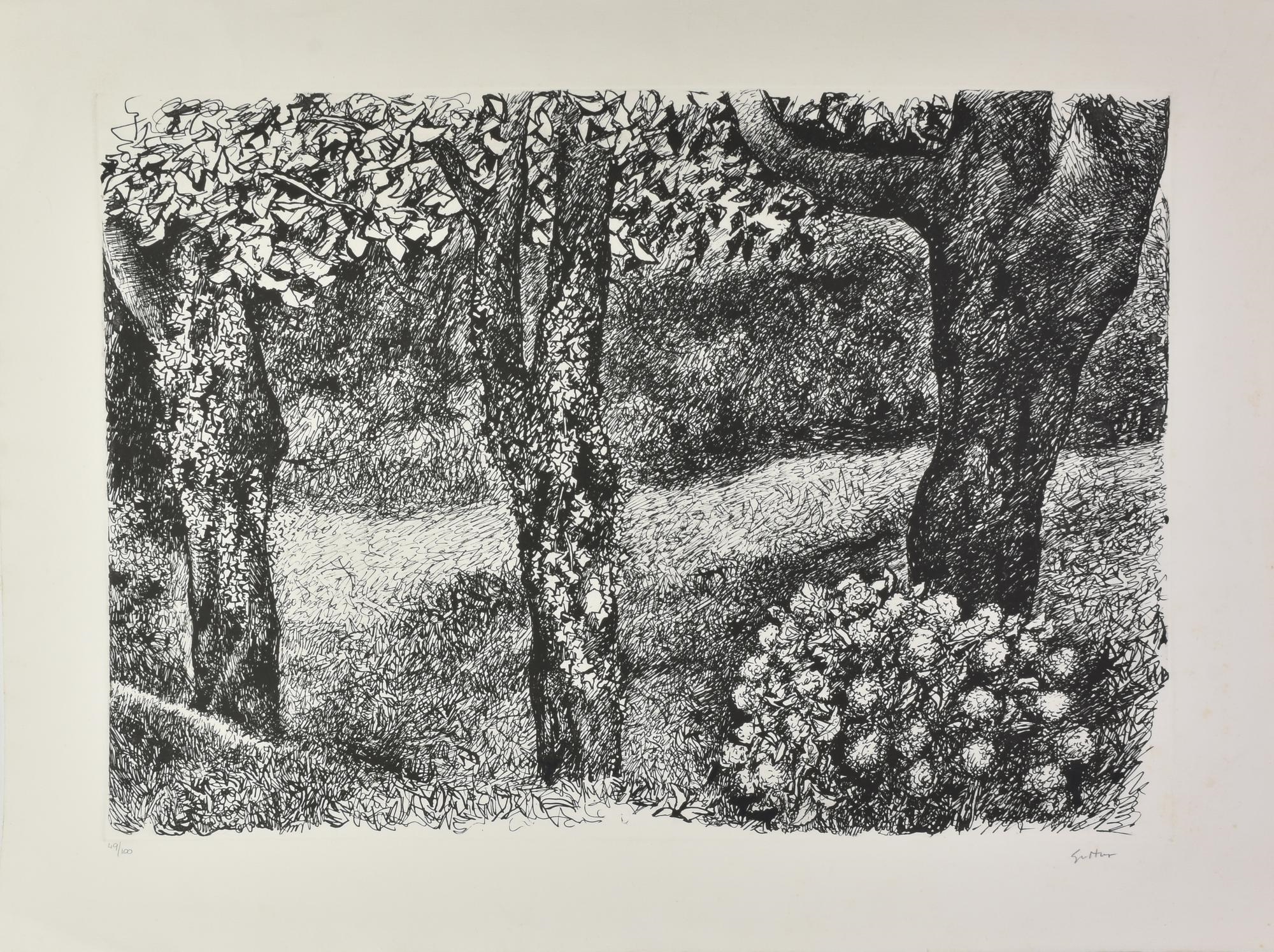 Renato Guttuso | BOSCO incisione | MutualArt