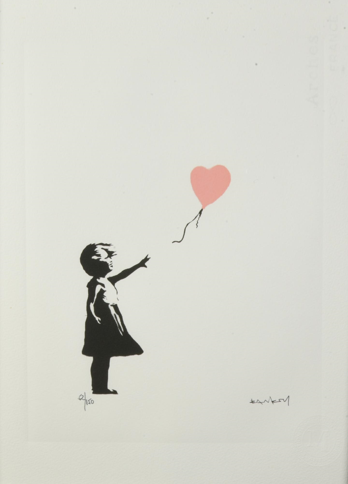 Banksy | Da Banksy GIRL WITH PINK BALLOON eliografia su carta Arches ...