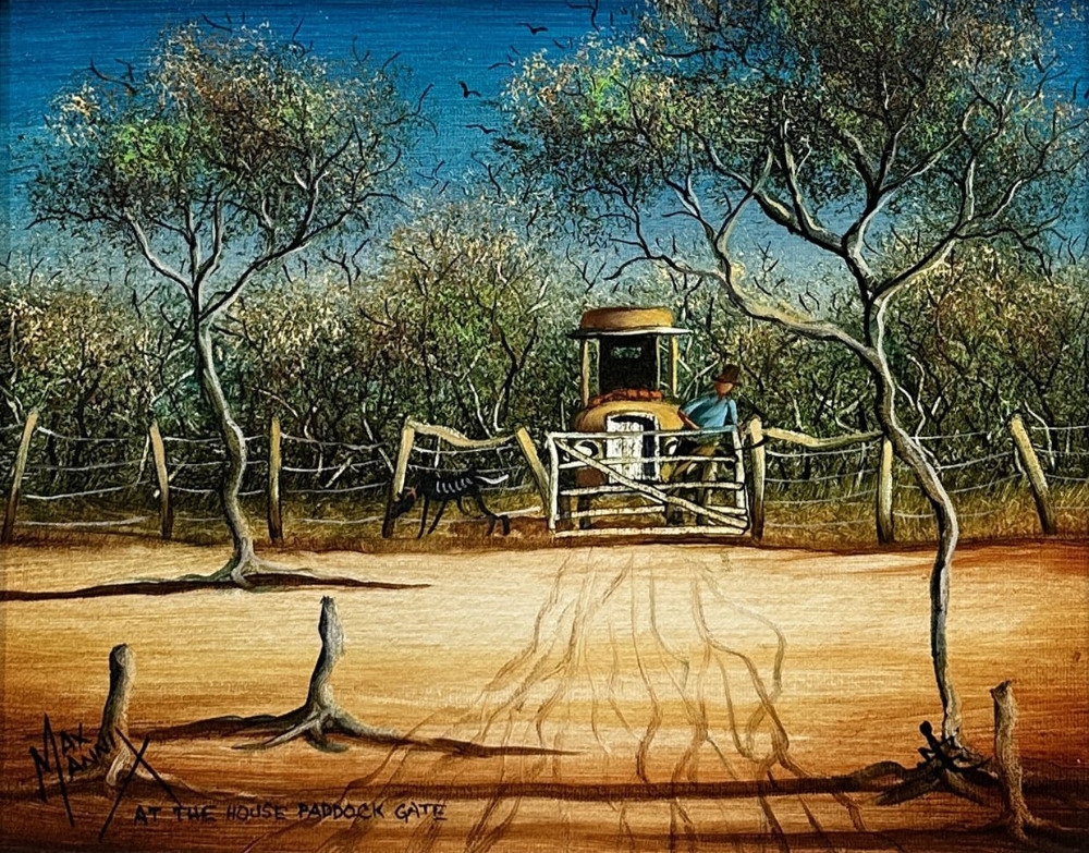 Max Mannix | At the House Paddock Gate | MutualArt
