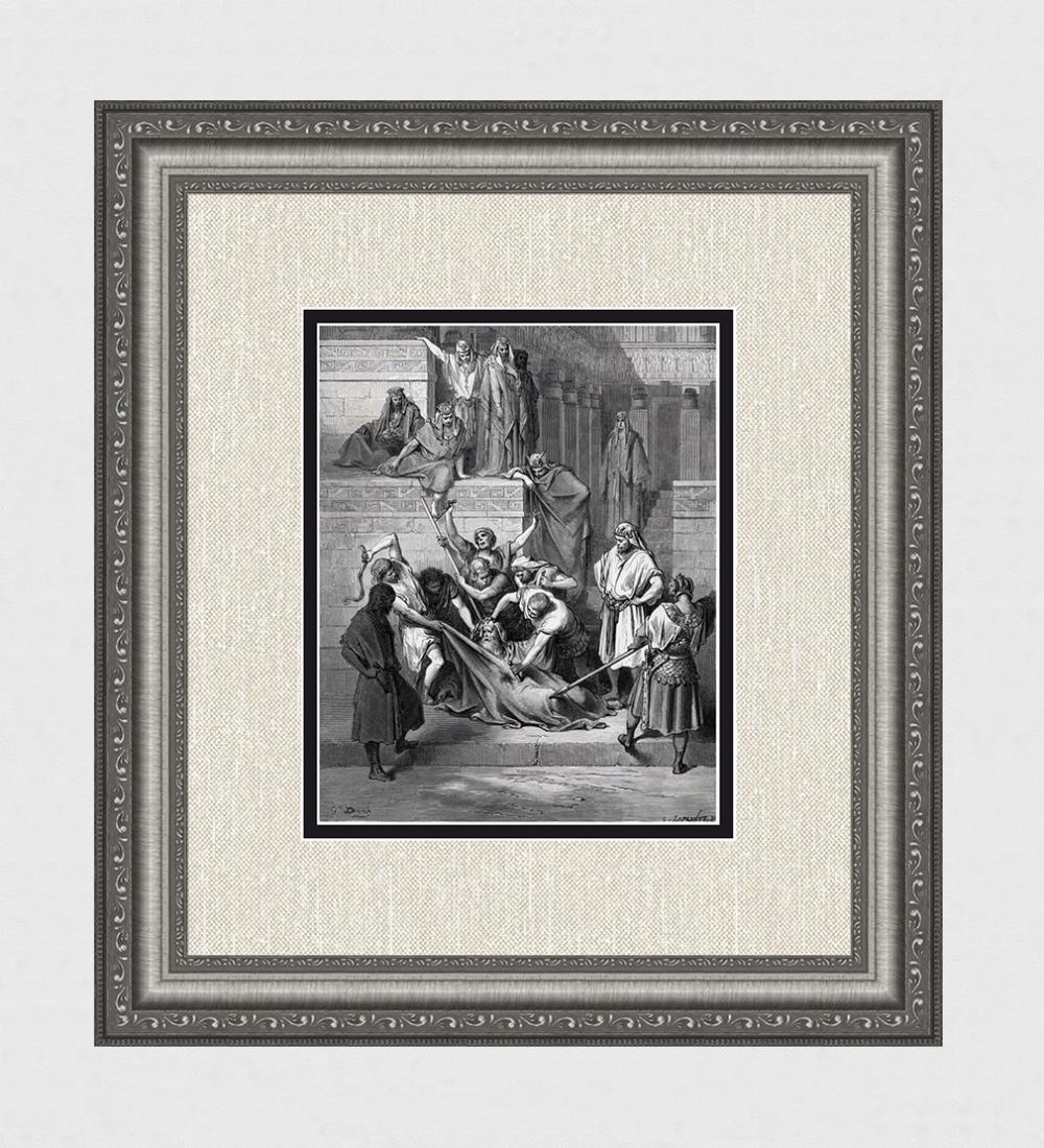 Gustave Doré | The Martyrdom of Eleazer the Scribe (from Dore's Bible ...