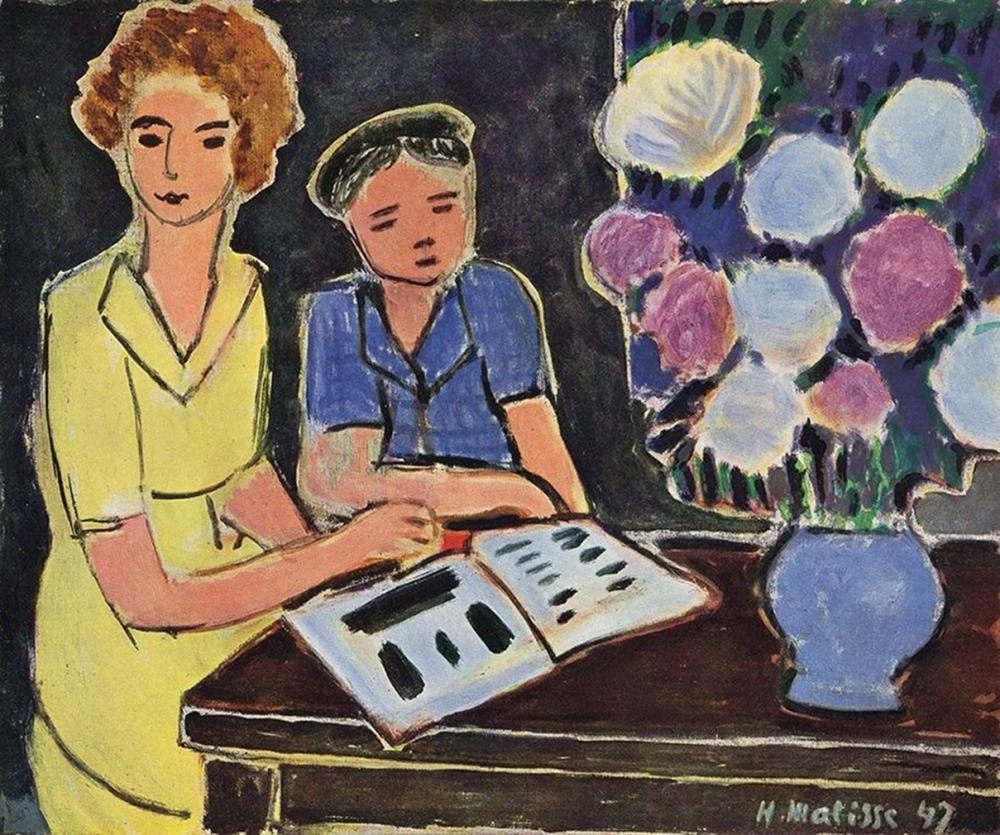 Henri Matisse | Henri Matisse Two Girls (1947) | MutualArt