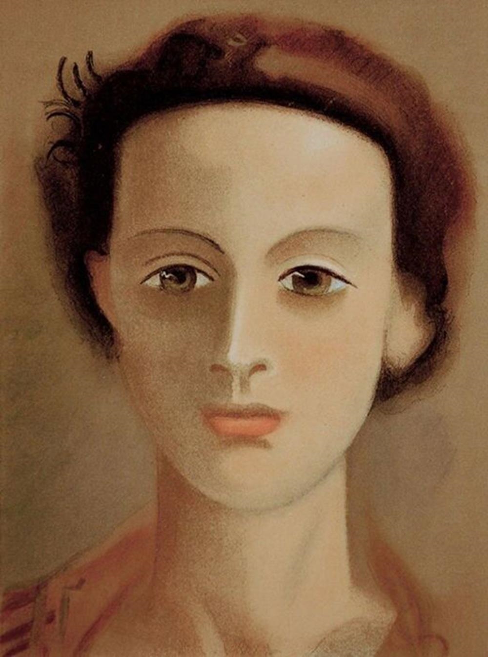André Derain | Andre Derain Portrait of a Young Lady 1939 lithograph ...