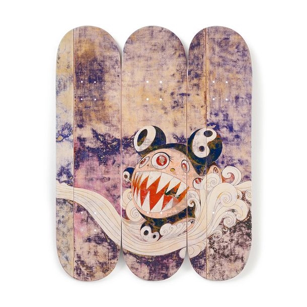 Takashi Murakami | 727 Takashi Murakami 727 Set of 3 rolling boards ...