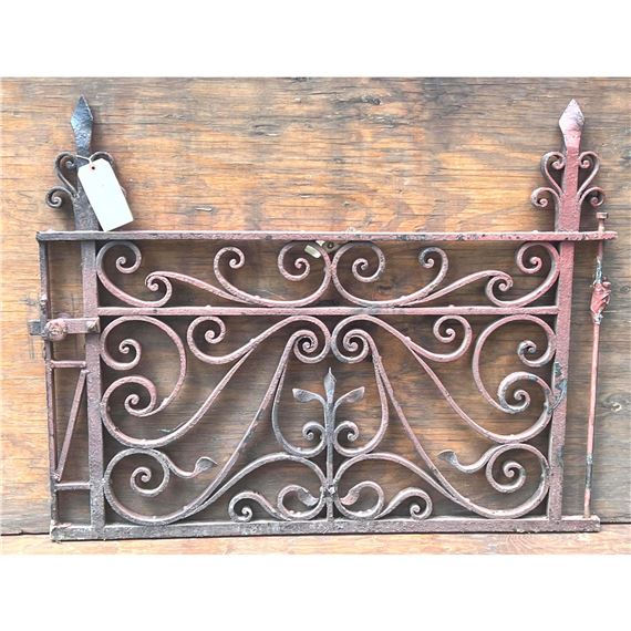 Samuel Yellin | Heavy Sam Yellin Attributed Wrought Iron Gate | MutualArt
