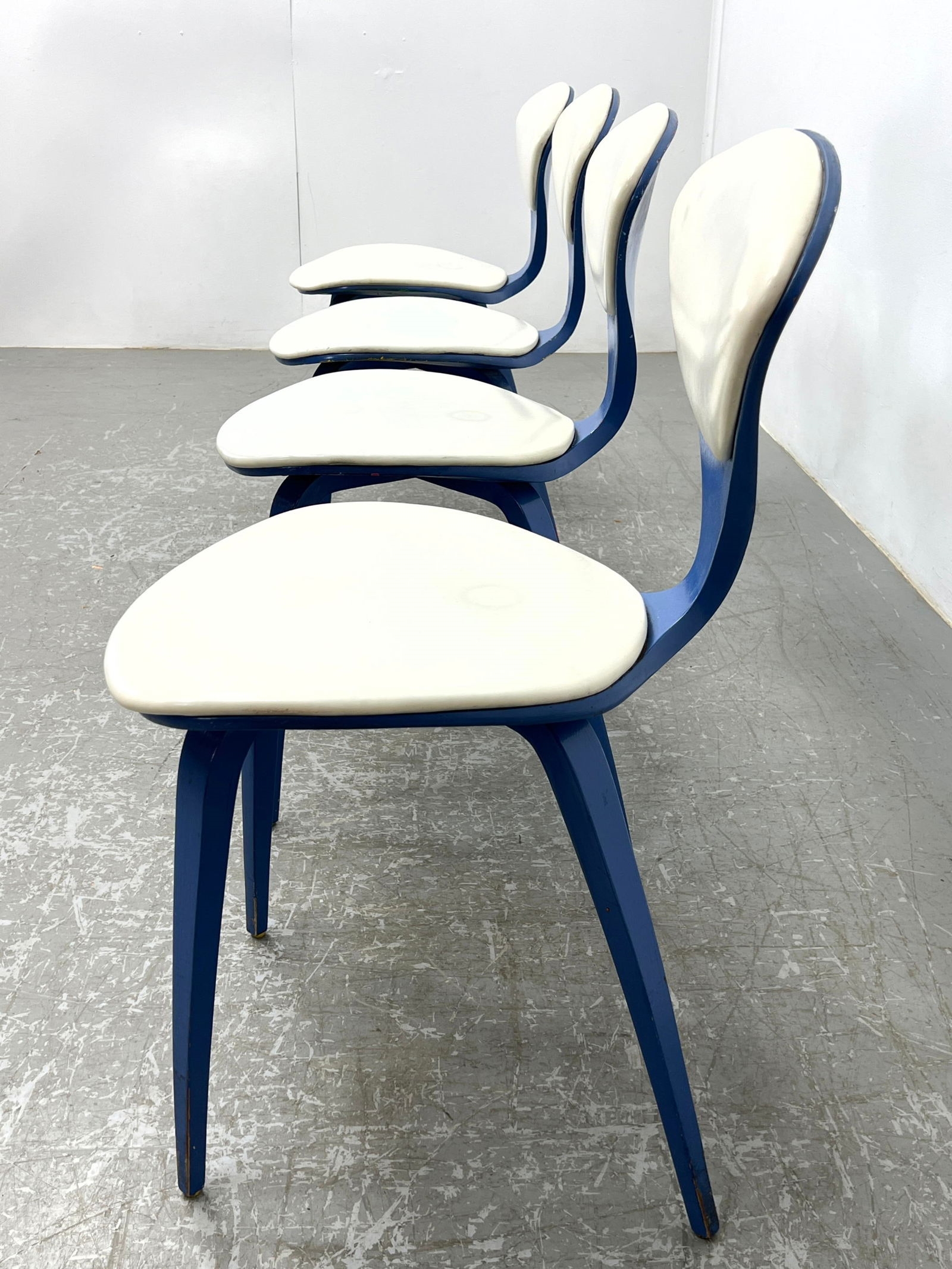 Norman Cherner | Set 4 NORMAN CHERNER Plycraft Chairs | MutualArt
