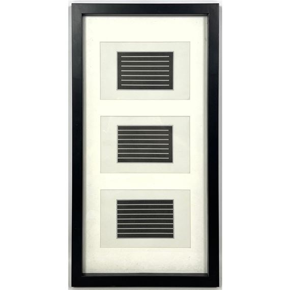 Donald Judd | 3 DONALD JUDD Lithographs on Vellum. Marked on back from ...