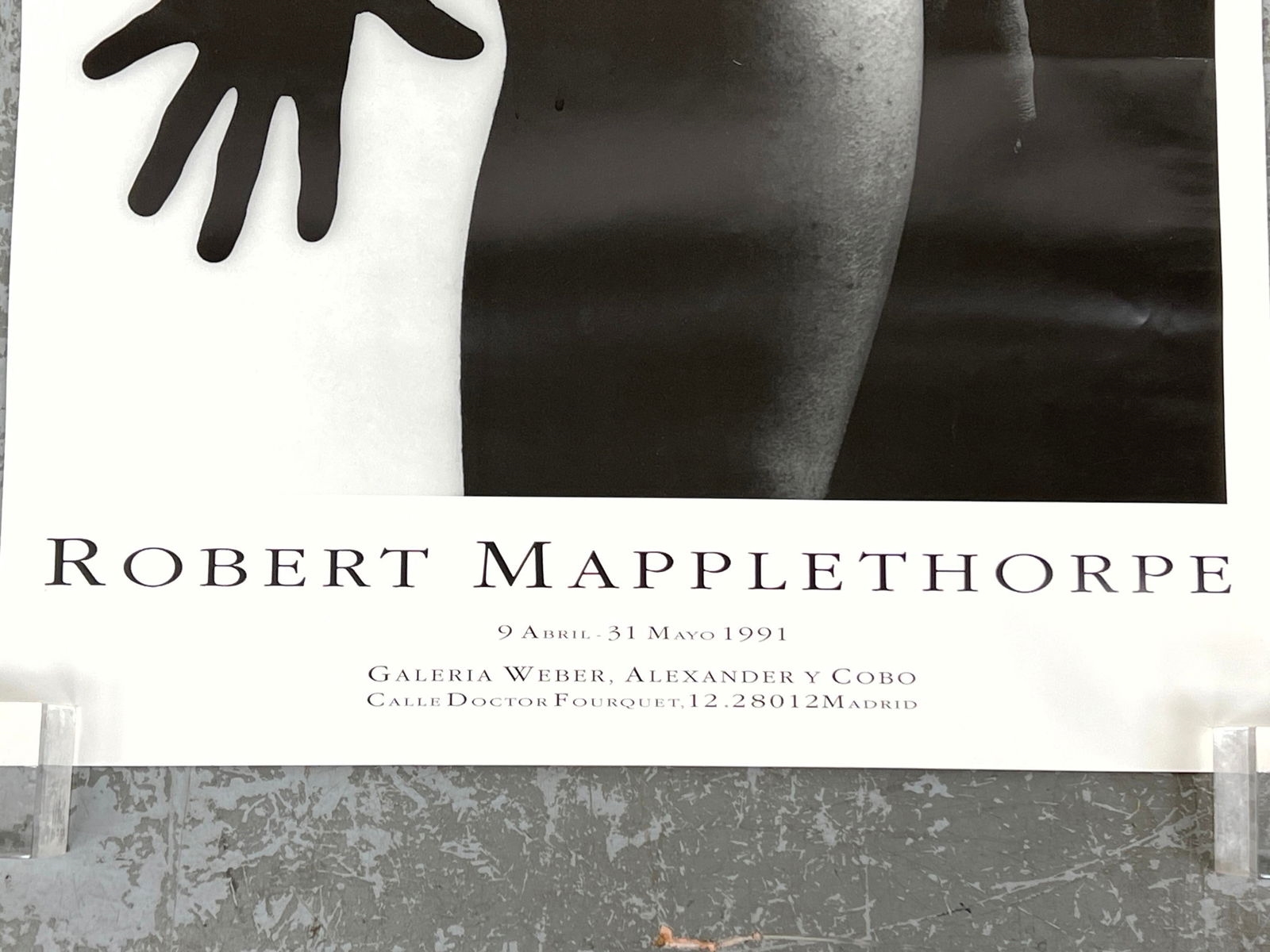 Robert Mapplethorpe | ROBERT MAPPLETHORPE Male Nude Exhibition Poster ...