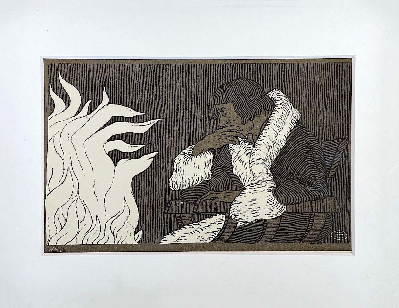 Edward Okuń | Naples Bay and Vesuvio View (1937) | MutualArt