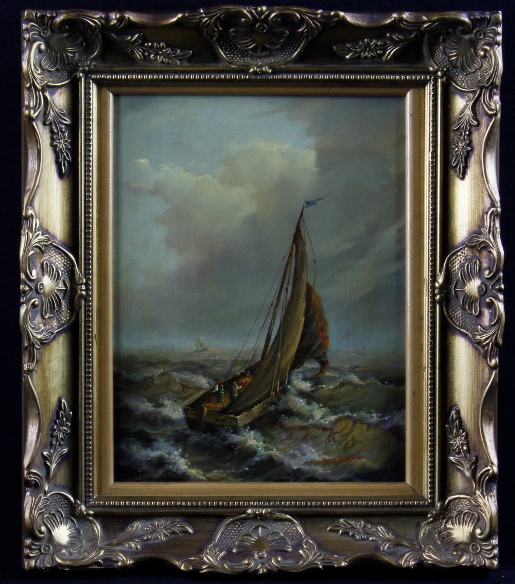 Jean Laurent | Laurent, Jean Oil on panel depicting a fi | MutualArt