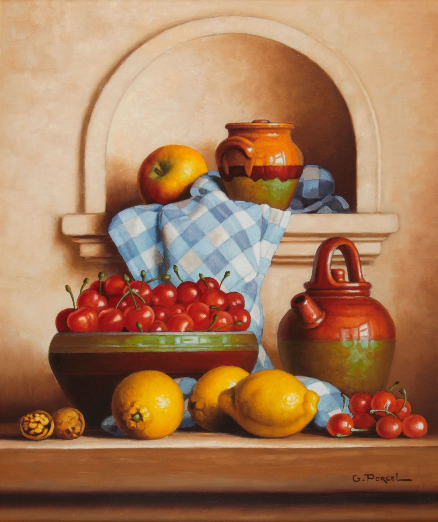 Georges Porcel | STILL LIFE WITH FRUIT | MutualArt