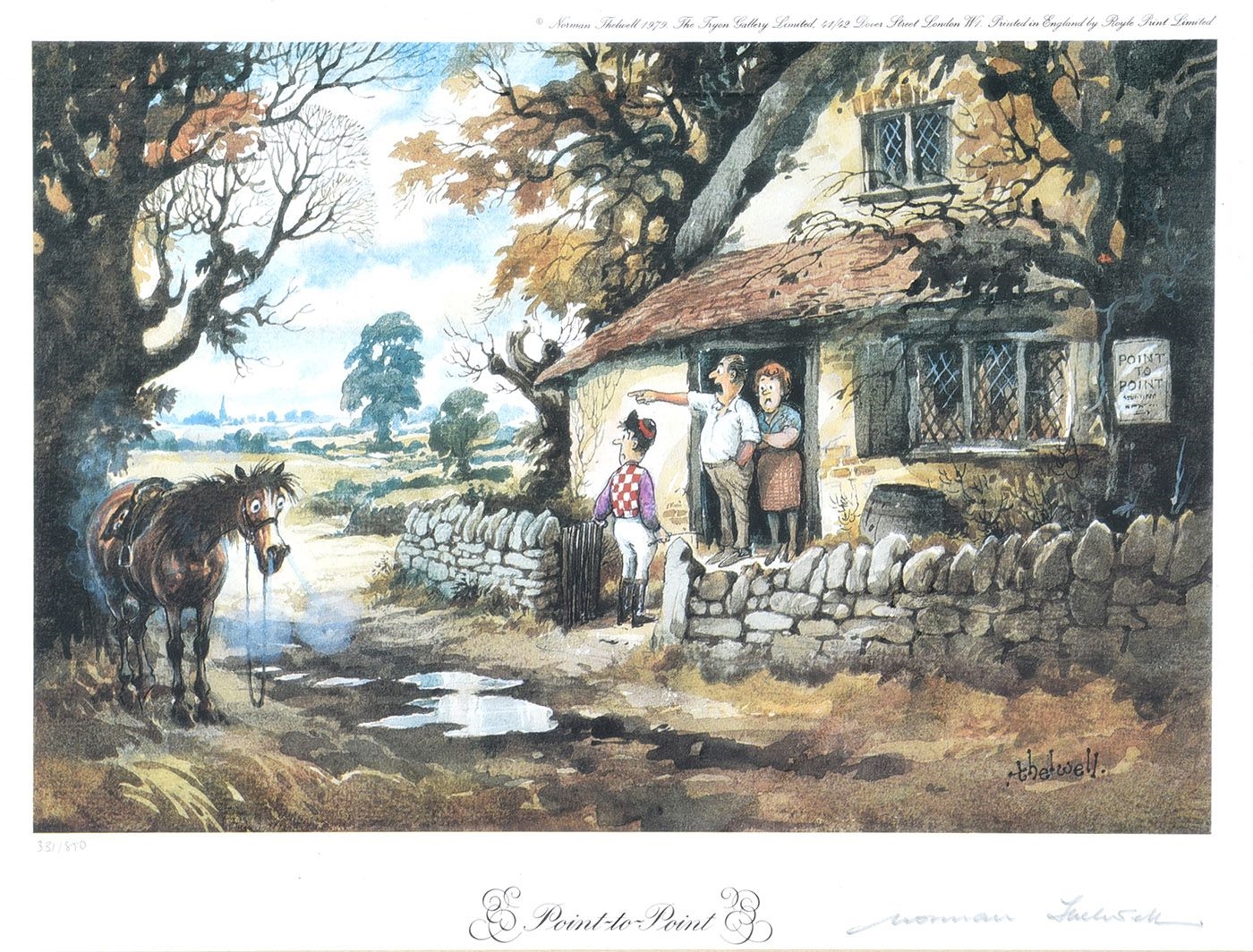 Norman Thelwell | SET OF SIX LIMITED EDITION COLOURED ENGRAVINGS ...