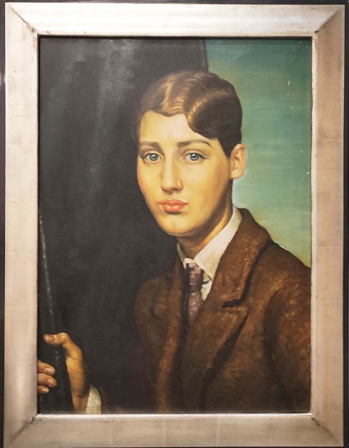 Dame Laura Knight | Portrait of a girl in profile | MutualArt