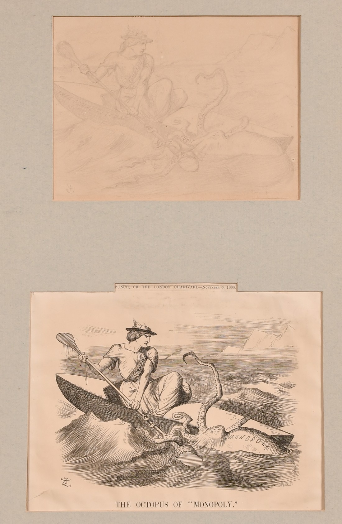 Sir John Tenniel | The Octopus of Monopoly | MutualArt