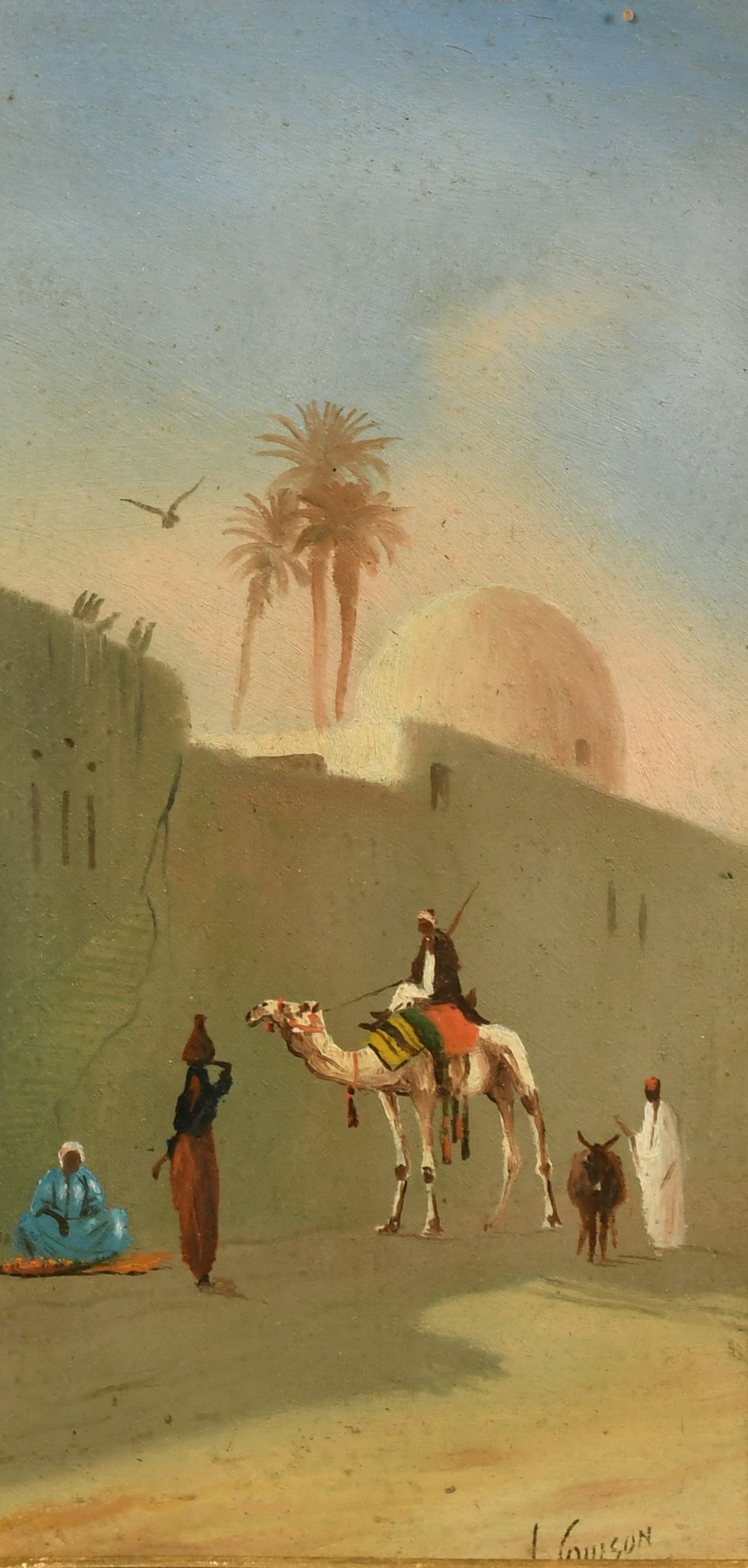 John Coulson | Scenes of figures and camels in a North | MutualArt