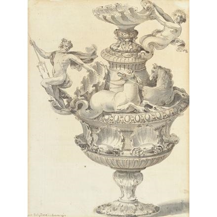 Italian School, 18th Century | ETUDE DE COUPE AVEC TRITON | MutualArt