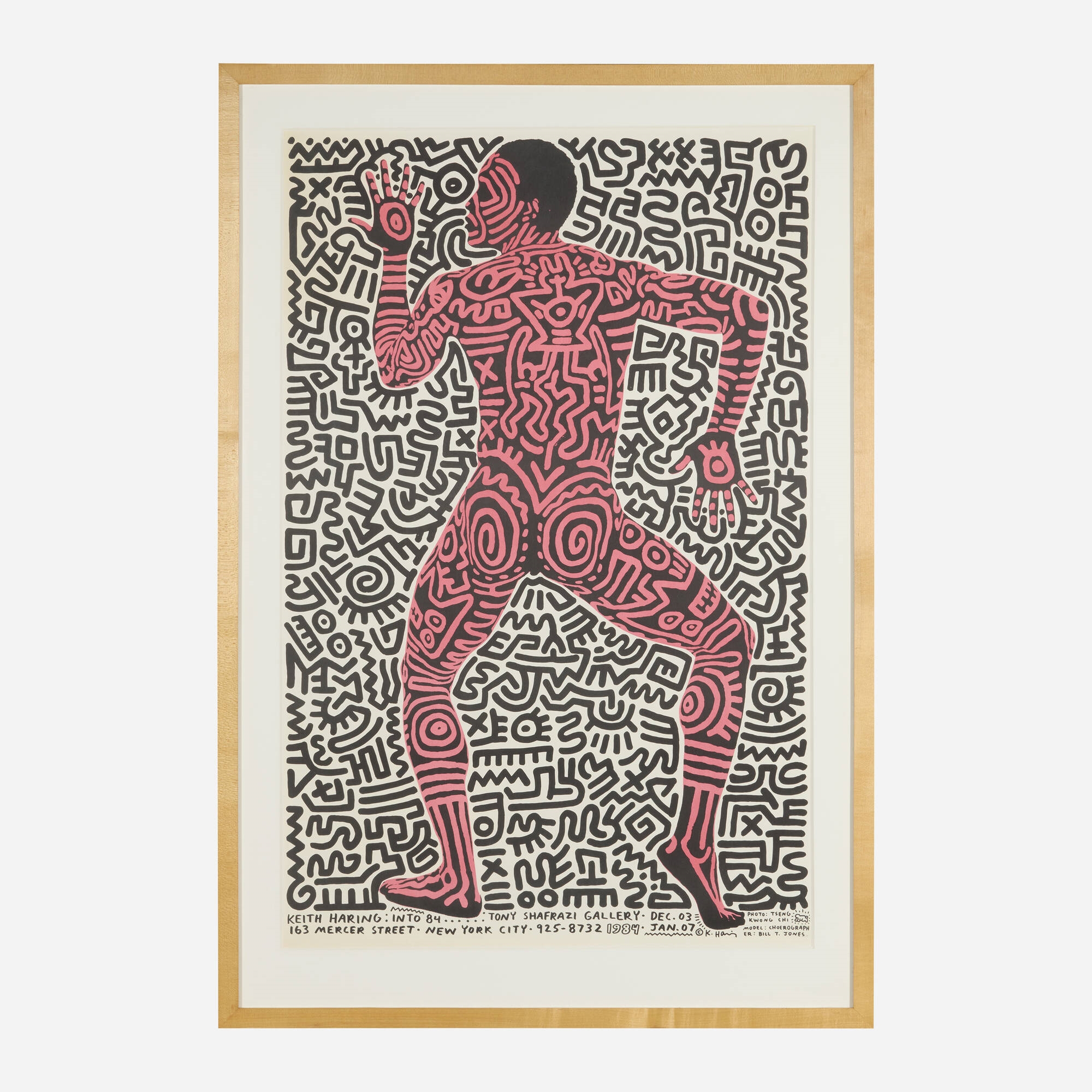 Keith Haring | Keith Haring exhibition poster (1983) | MutualArt