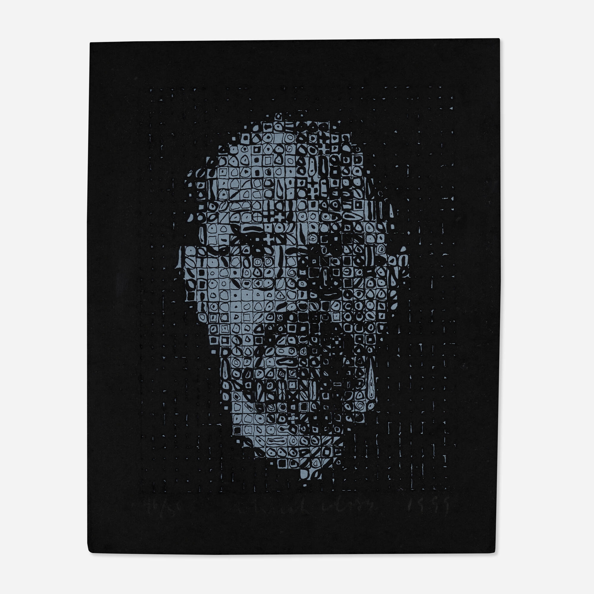 Chuck Close | GEORGIA (1984) | MutualArt