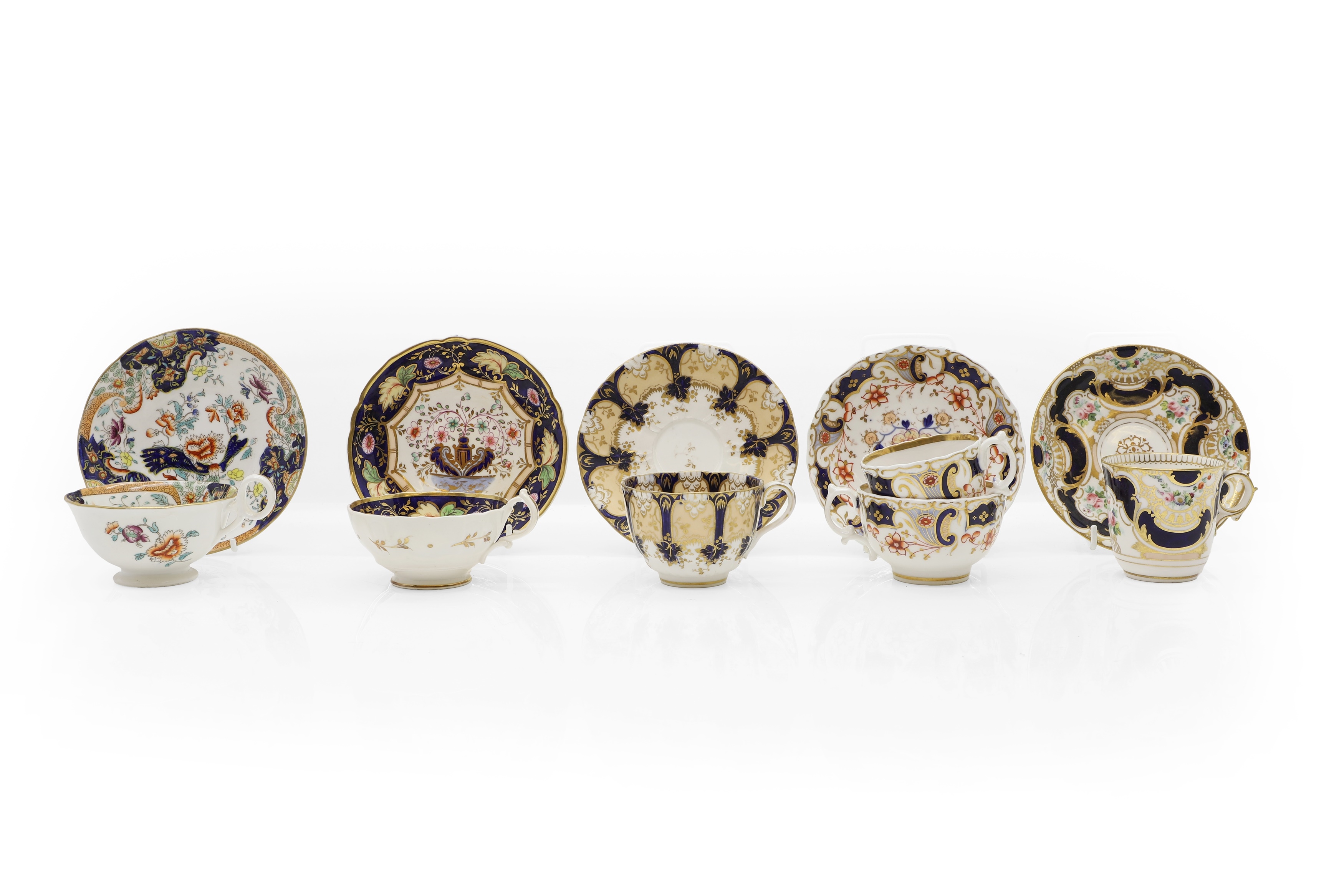 Samuel Alcock | mid-19th century all with transfer decoration and gilt ...