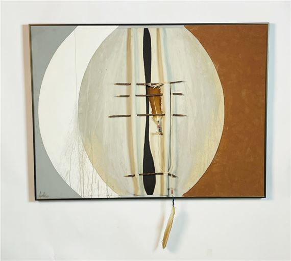 Len Agrella | Len Agrella SPLIT SHIELD, mix media original art, 1978 ...