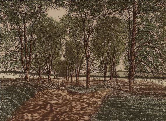 Graham Evernden | Dapple Lane etching with aquatint | MutualArt