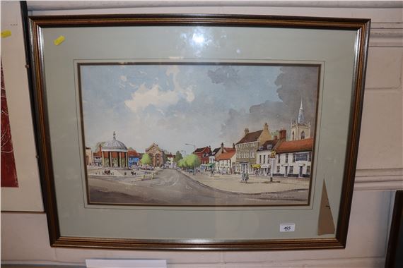 George Sear | watercolour study of Swaffham | MutualArt