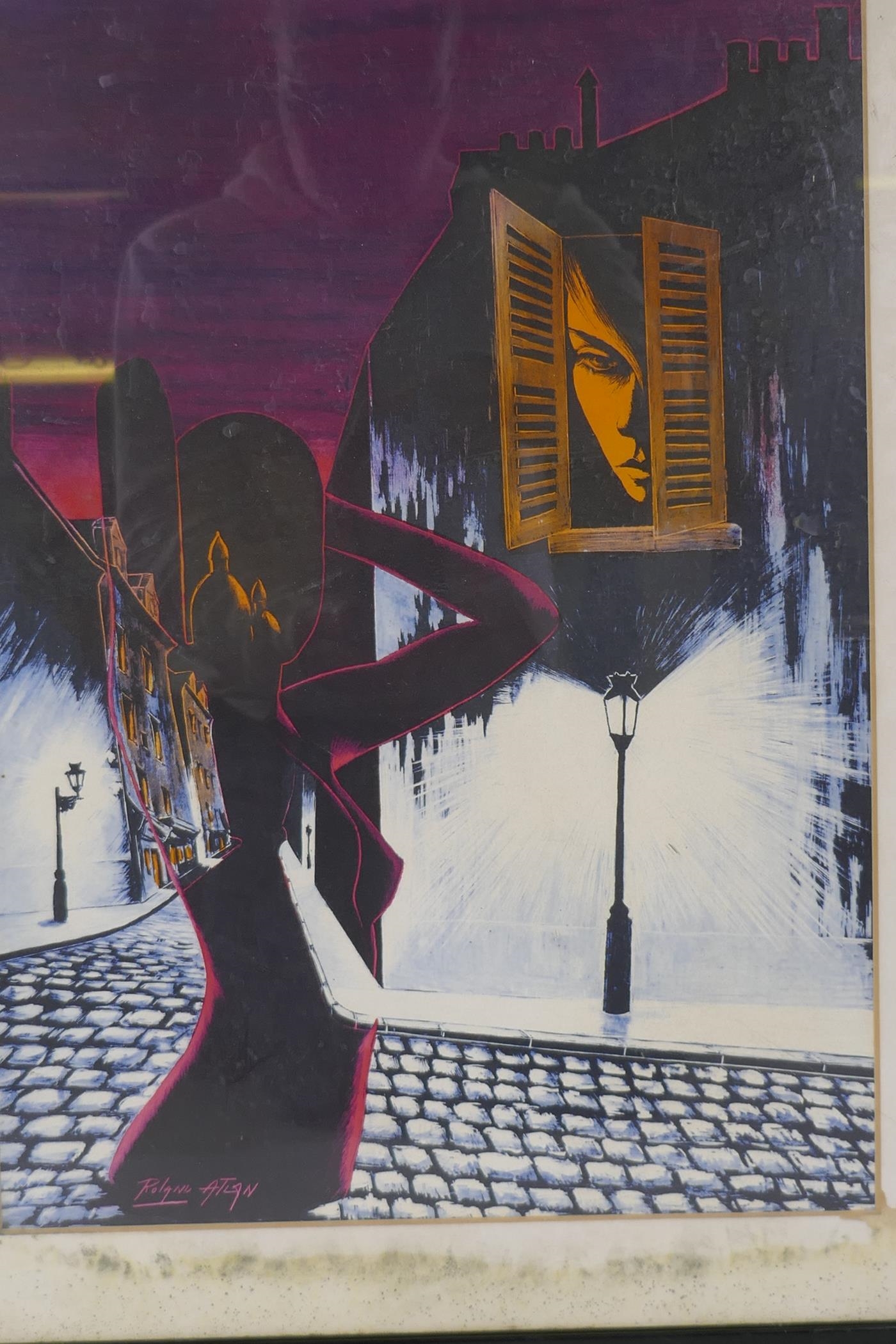 Roland Atlan | mid century photo lithograph print | MutualArt