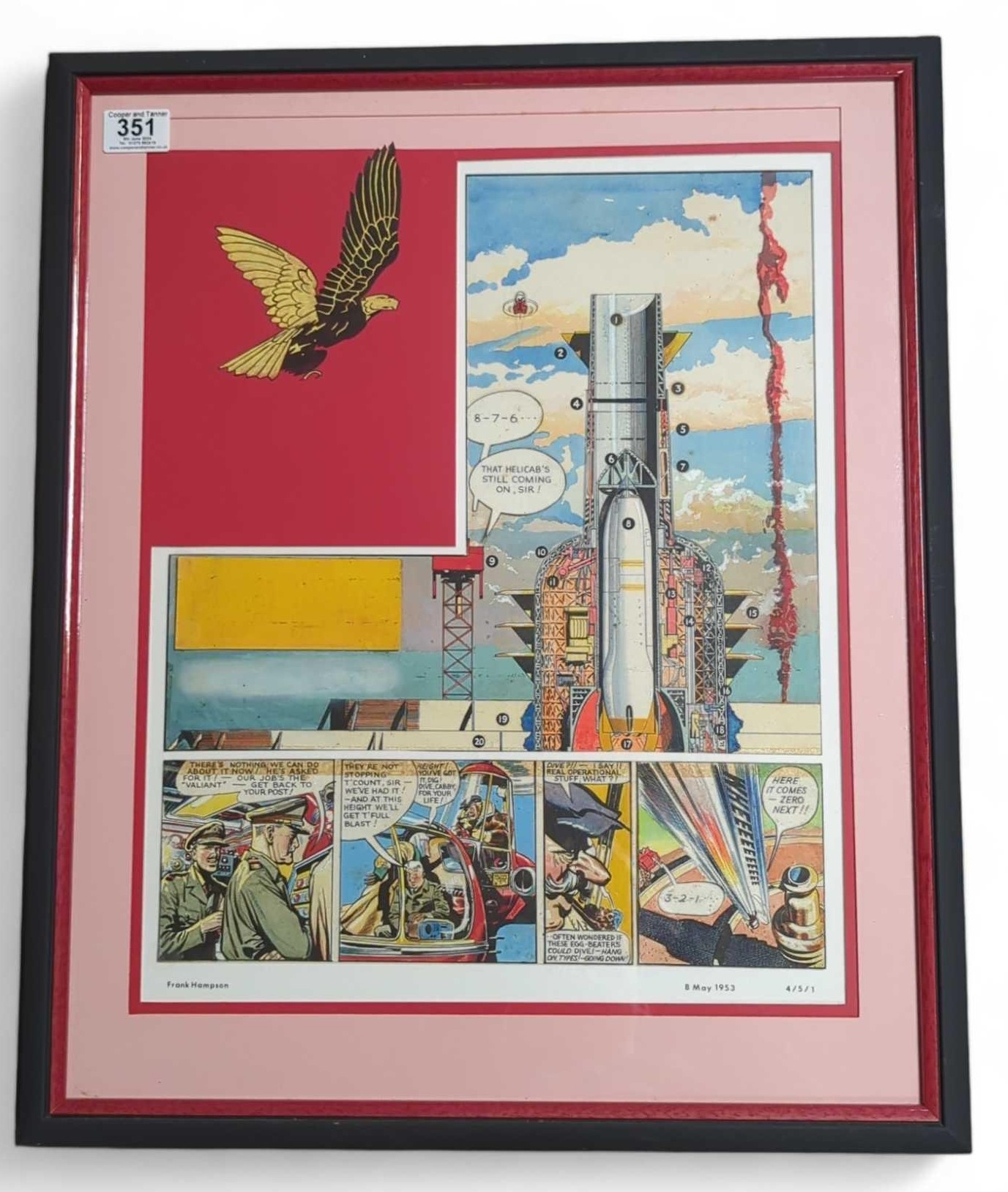 Frank Hampson | artwork for Dan Dare in the Eagle | MutualArt