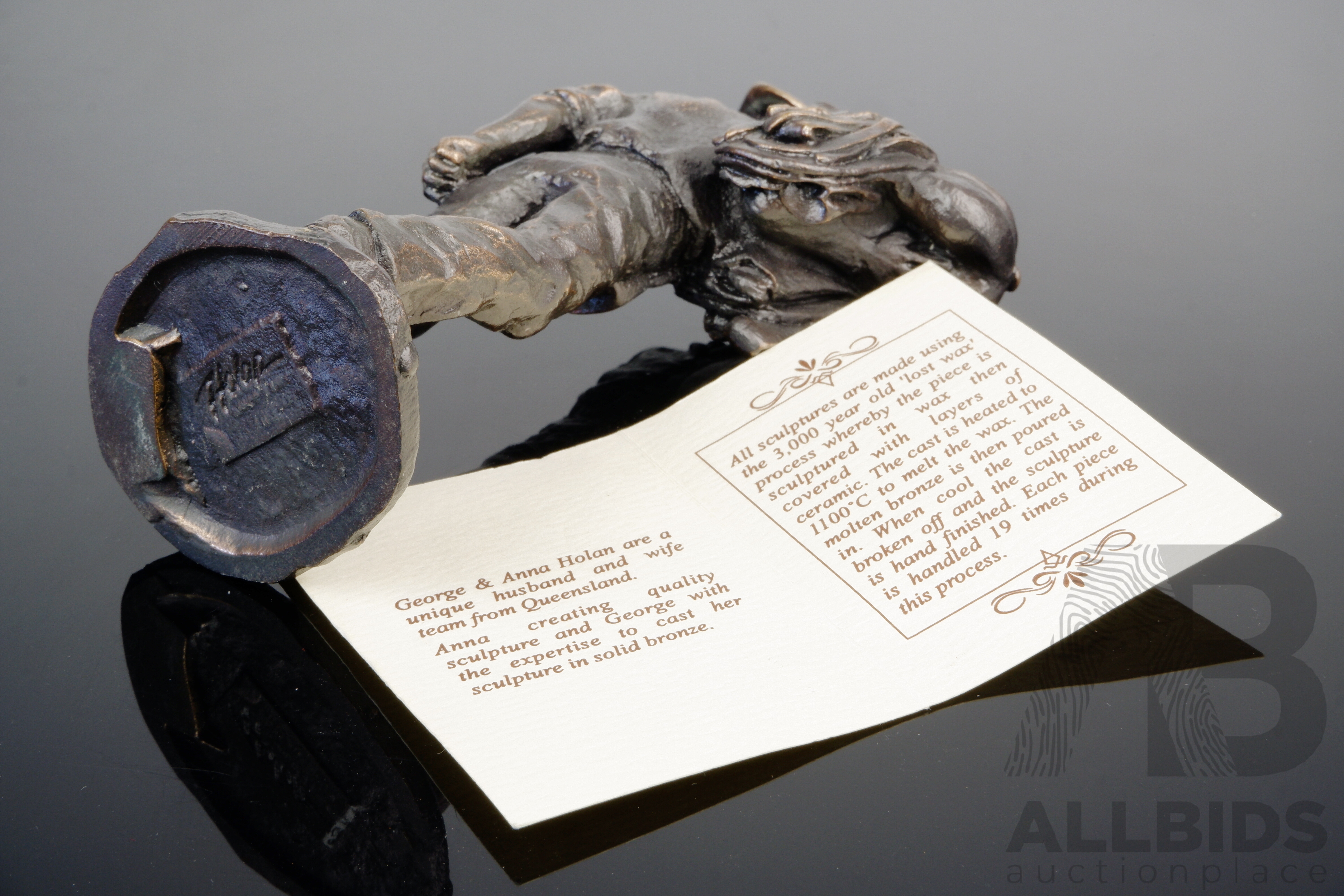 Anna B. Holan | Hand Made Australian Lost Wax Cast Bronze Sculpture by ...